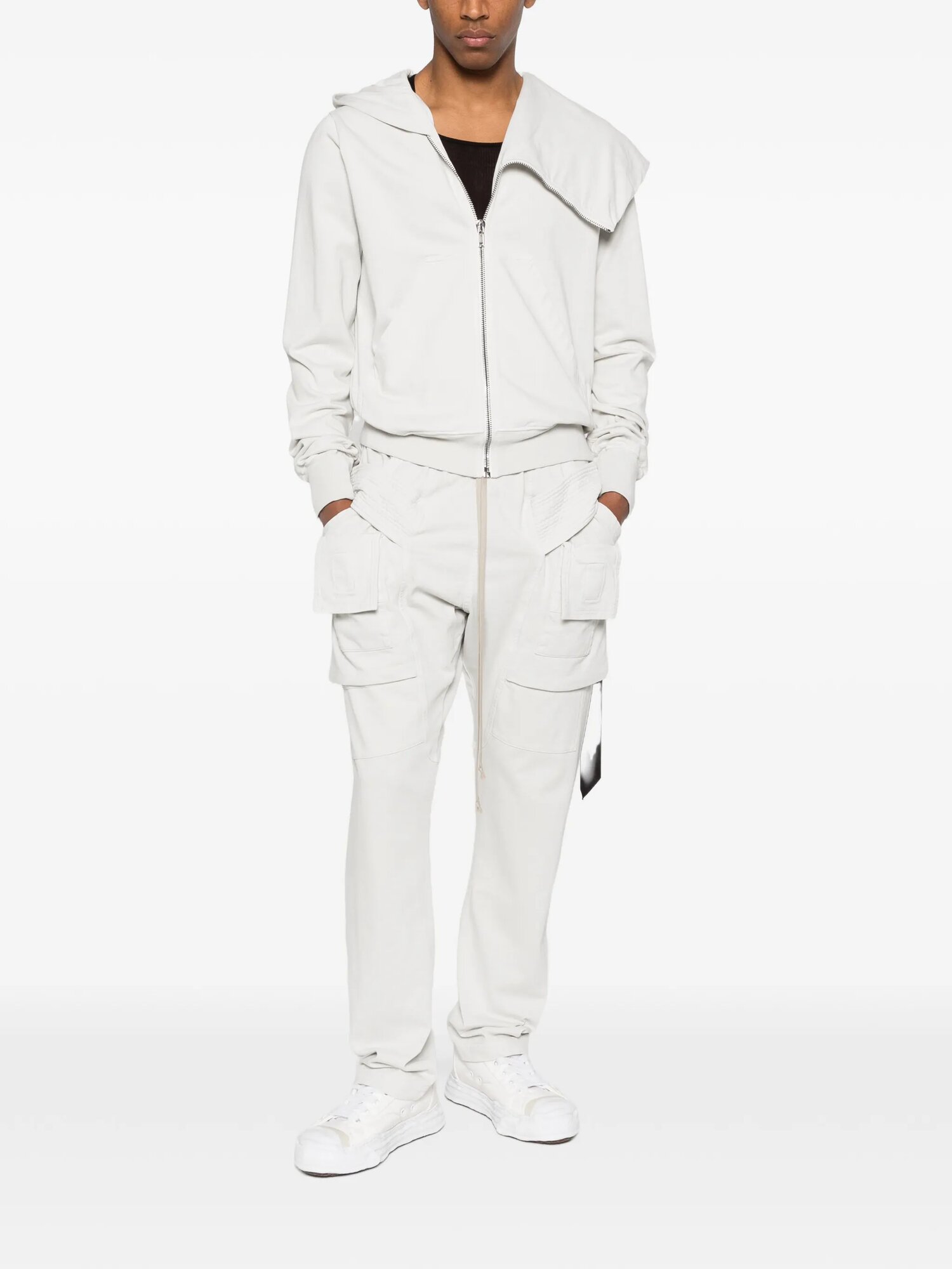 Брюки классические Rick Owens, размер XL, белый, — фото 1