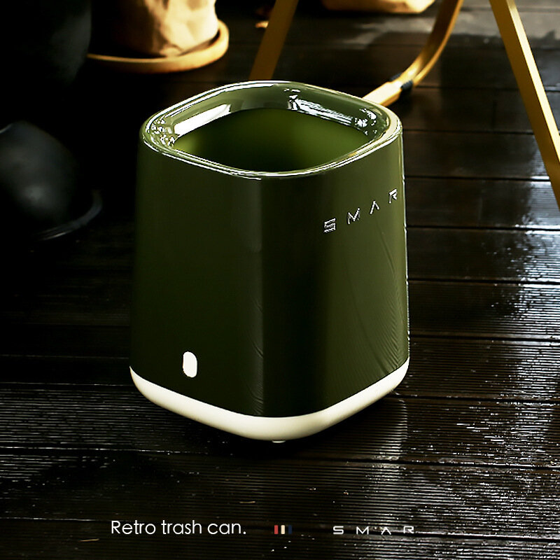 Роскошная офисная урна красного цвета, большая емкость, двухслойная урна, высококачественная корзина для мусора в спальне и ванной