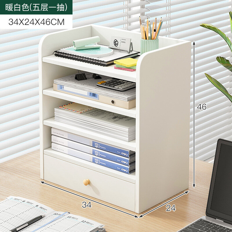 Офисный настольный стеллаж для хранения, многослойный файловый стеллаж, рабочая станция, органайзер для стола, стеллаж для хранения, архивный стеллаж для документов