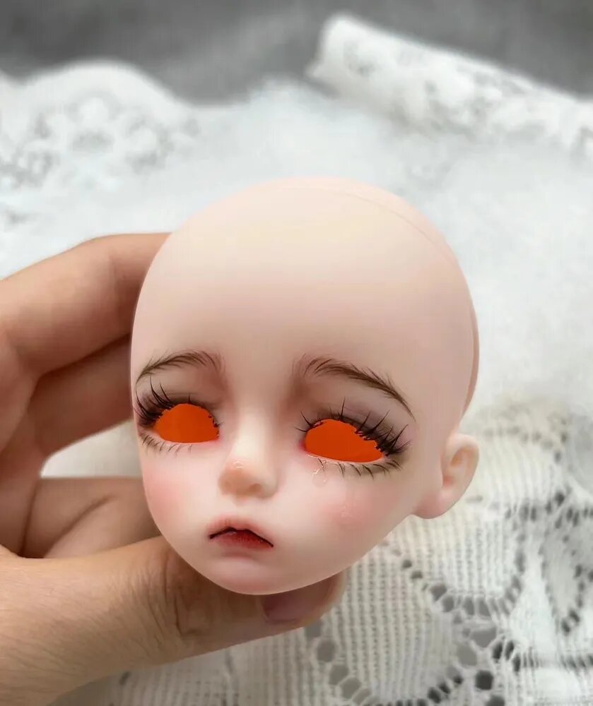 Куклы, BJD игрушки для девочек, обучение макияжу головы куклы, развитие практических навыков, розовая крутая голова