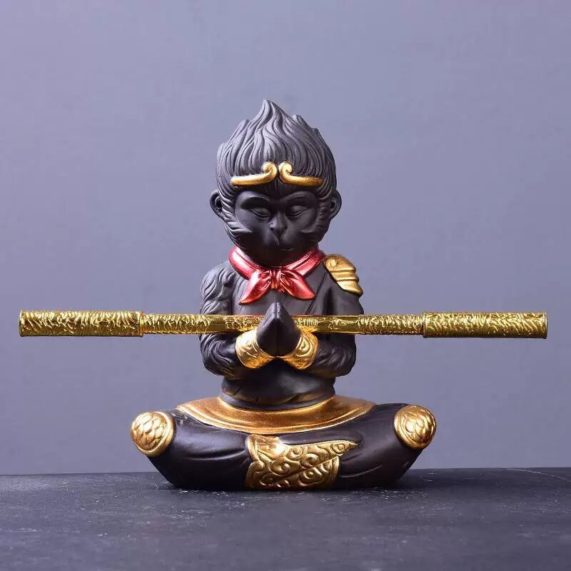 Аквариум, ландшафтный дизайн, украшения «Король обезьян», чай Укун, домашнее животное, аквариум, рокарий, бонсай,