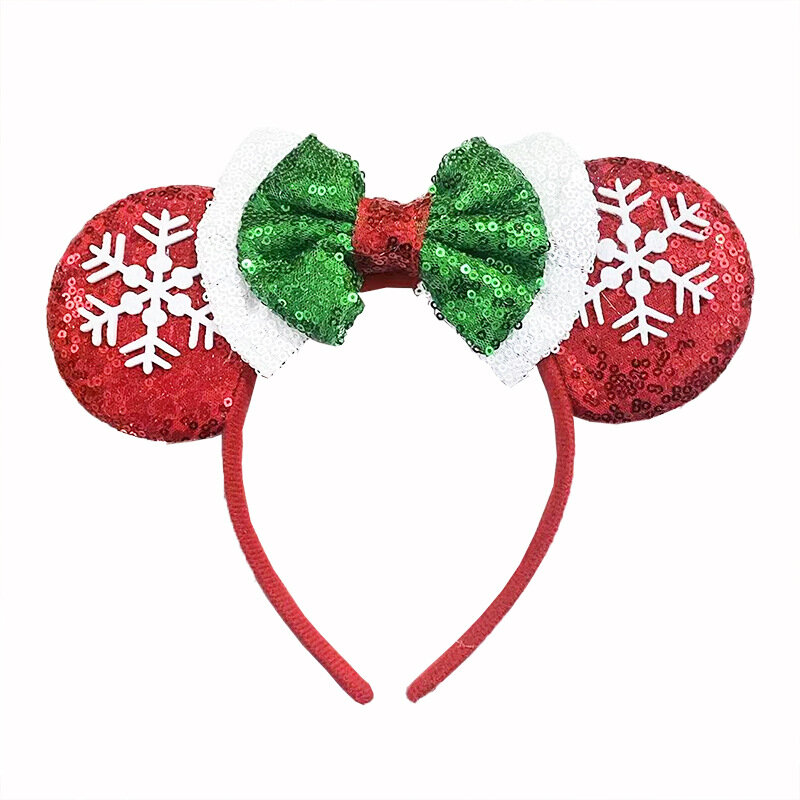 День святого Валентина, повязка на голову с Микки, детская повязка с ушками кролика, бантик, аксессуары для волос, заколка для волос с Микки Маусом