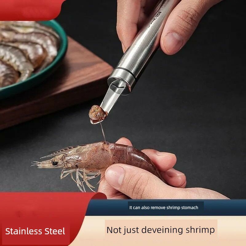 Набор из 2 шт. для снятия панциря с креветок и удаления жилы, кухонный инструмент для приготовления пищи дома