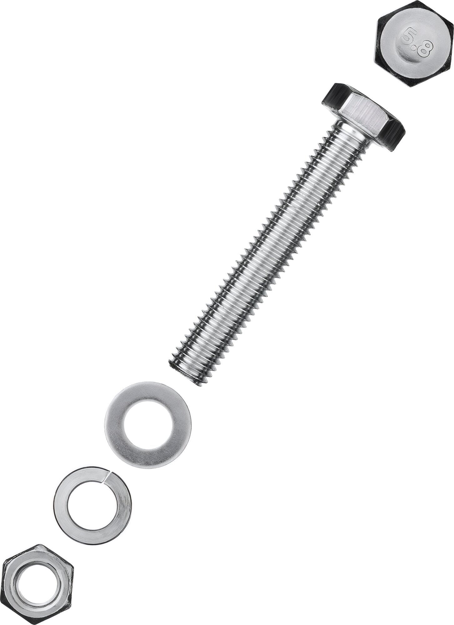 Болт с гайкой и шайбами ЗУБР 303436-06-060