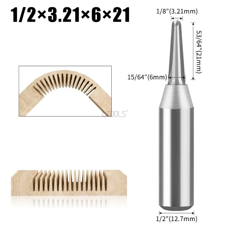 Фрезерный станок LTOOLS 1/2x3.21x6x21, 12.7mm