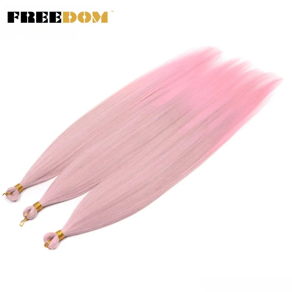 Синтетические пряди FREEDOM розовые TGPINK12, 28 дюймов, 3 шт
