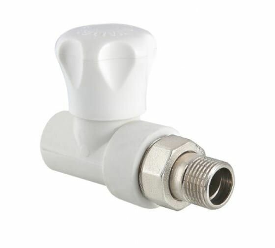 Клапан 20*1/2" для подключения радиатора прямой PPR VTp.717. V