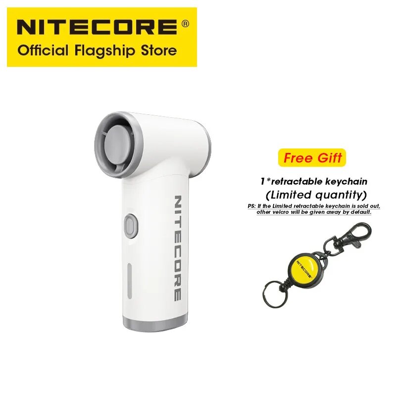 NITECORE NEF nano Белый портативный вентилятор