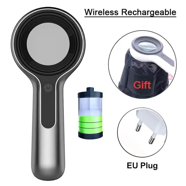 Дерматоскоп Vilnason с лампой Вуда Rechargeable-EU