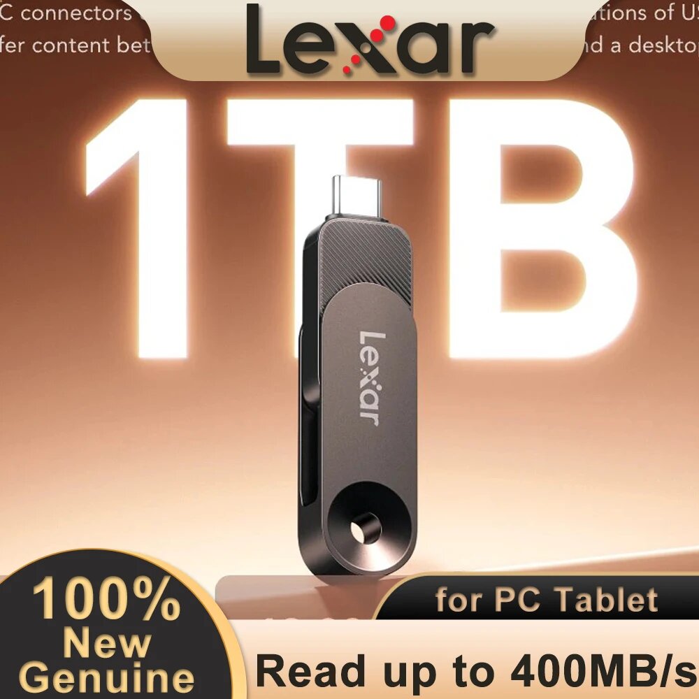 Lexar JumpDrive Solid State Dual Drive D500 USB 3.2 D500-128GB