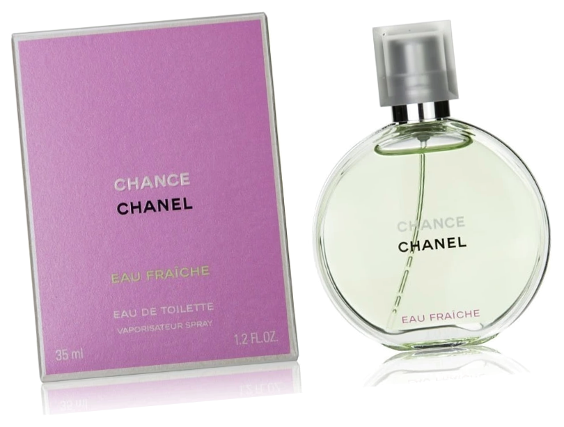 Chanel Chance Eau Fraiche Eau de toilette 35 мл - Шанель Шанс Фреш духи для женщин зеленые