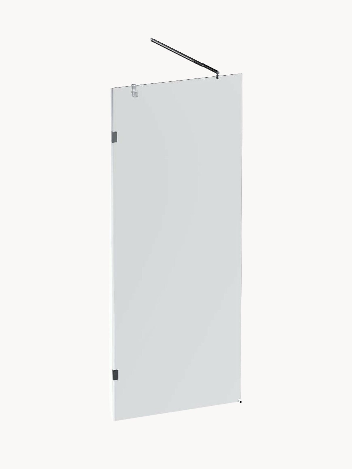 Душевая перегородка AM.PM X-Joy, 80x195 см, профиль матовый хром, стекло прозрачное, универсальная