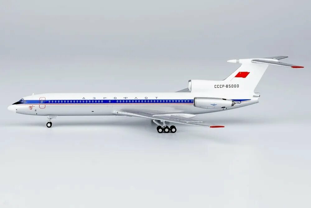 KNOW EASY-Aeroflot-Soviet Airlines Аэрофлот Tu-154 Металлическая Модель Самолета CCCP-85000 1:400 NG Models 54016