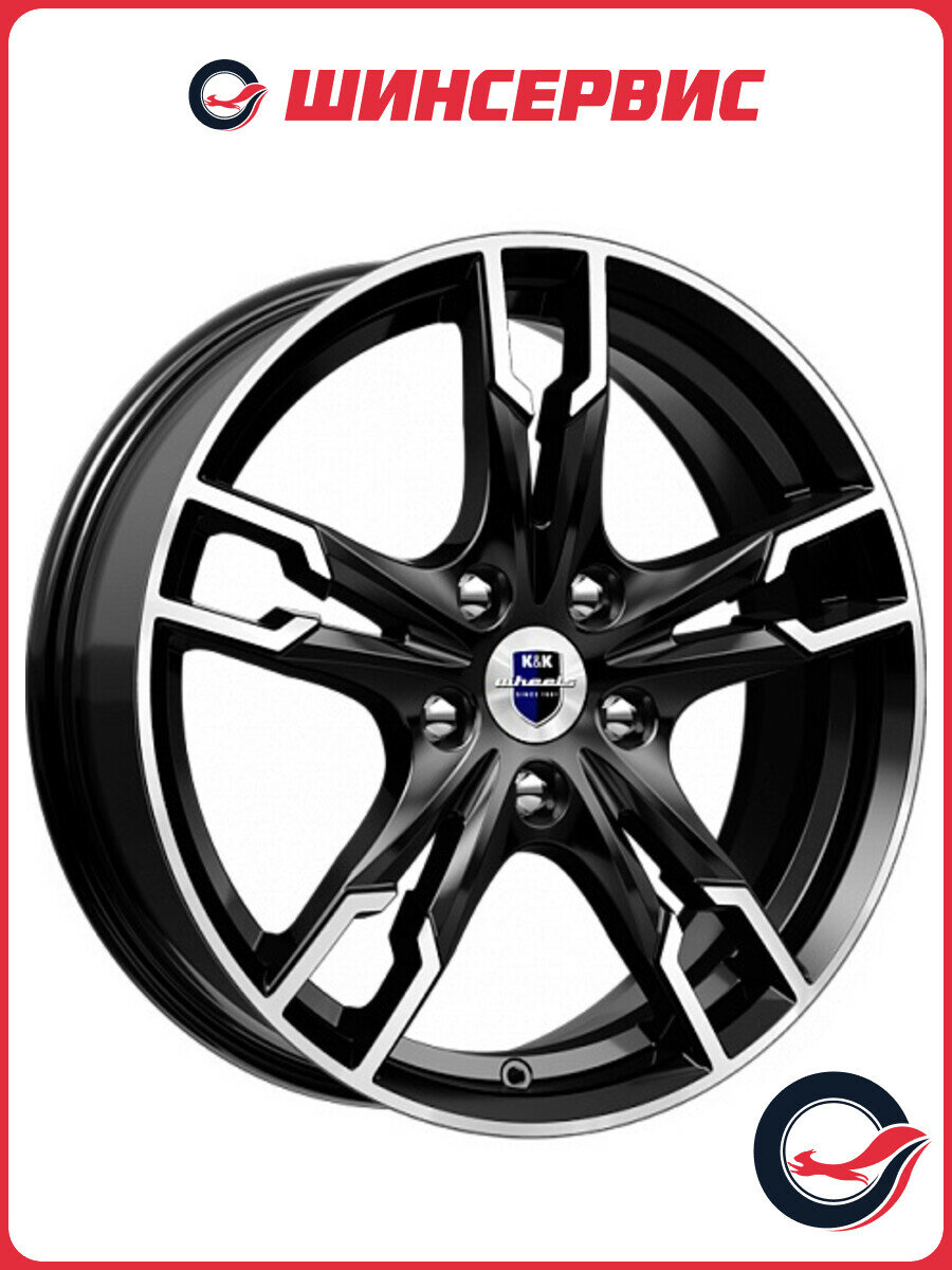 Литой диск КиК Солар-Оригинал R17x7.0J 5x112 ET49 ЦО57.1