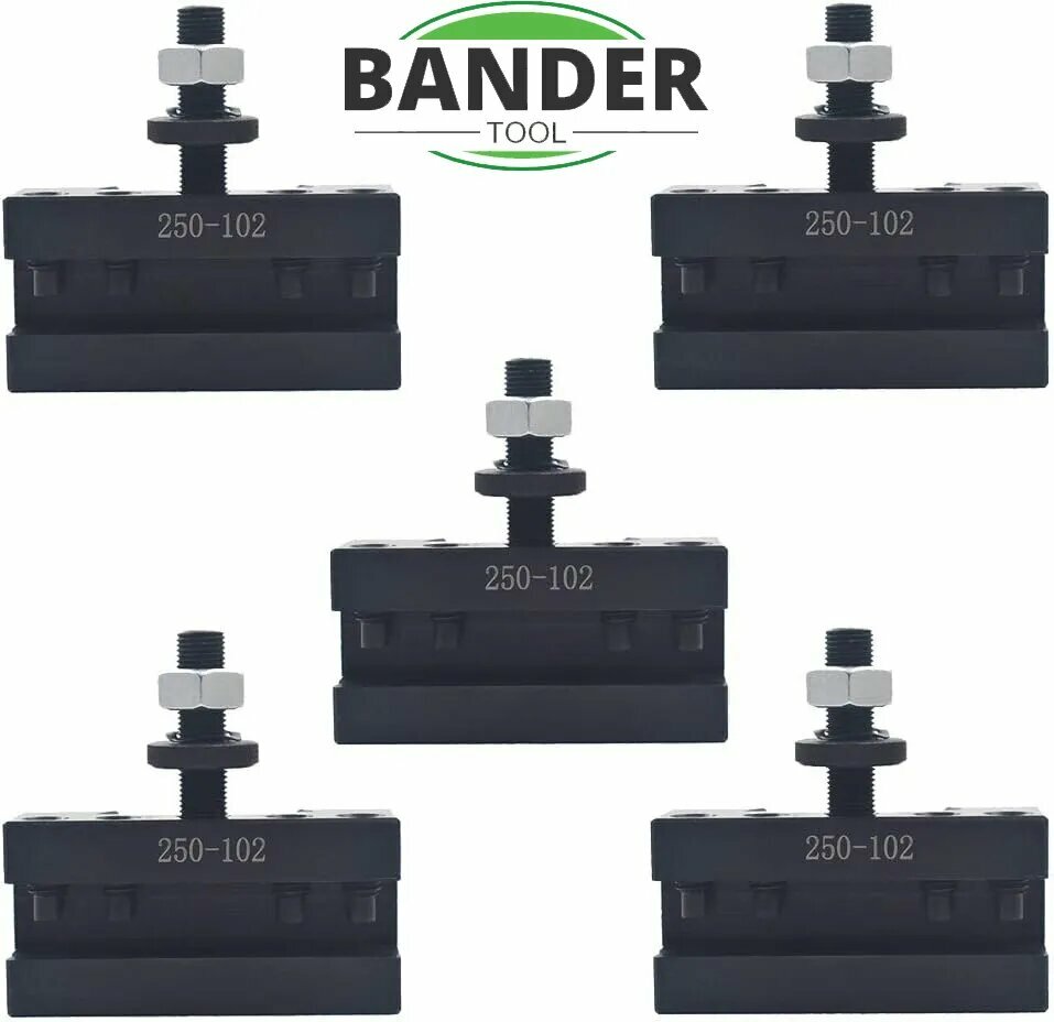 Набор резцедержателей 5шт. AXA 250-102, набор быстросменных резцедержателей клинового типа