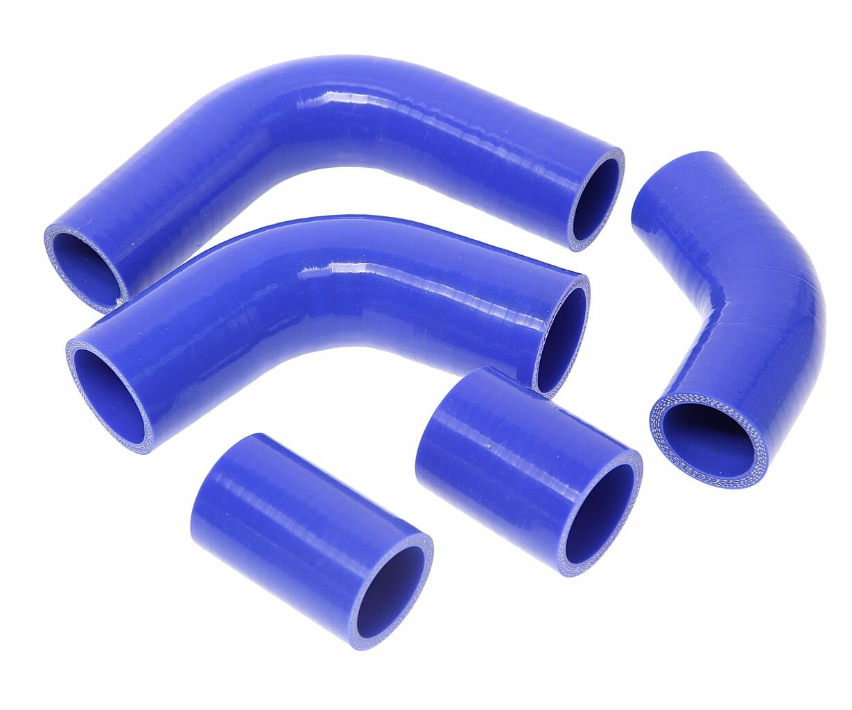 Патрубок радиатора комплект 5 шт для УАЗ-452, 469 дв. УМЗ-4215 100 лс арт 13017040 MEGAPOWER AUTOMOTIVE