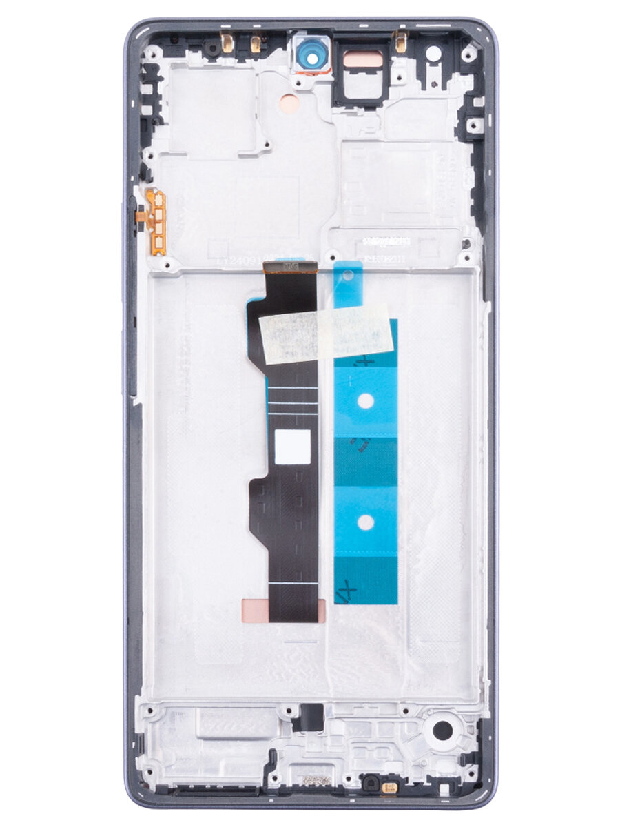 Дисплей для Xiaomi Poco M6 Pro 4G модуль с рамкой и тачскрином (фиолетовый) OEM