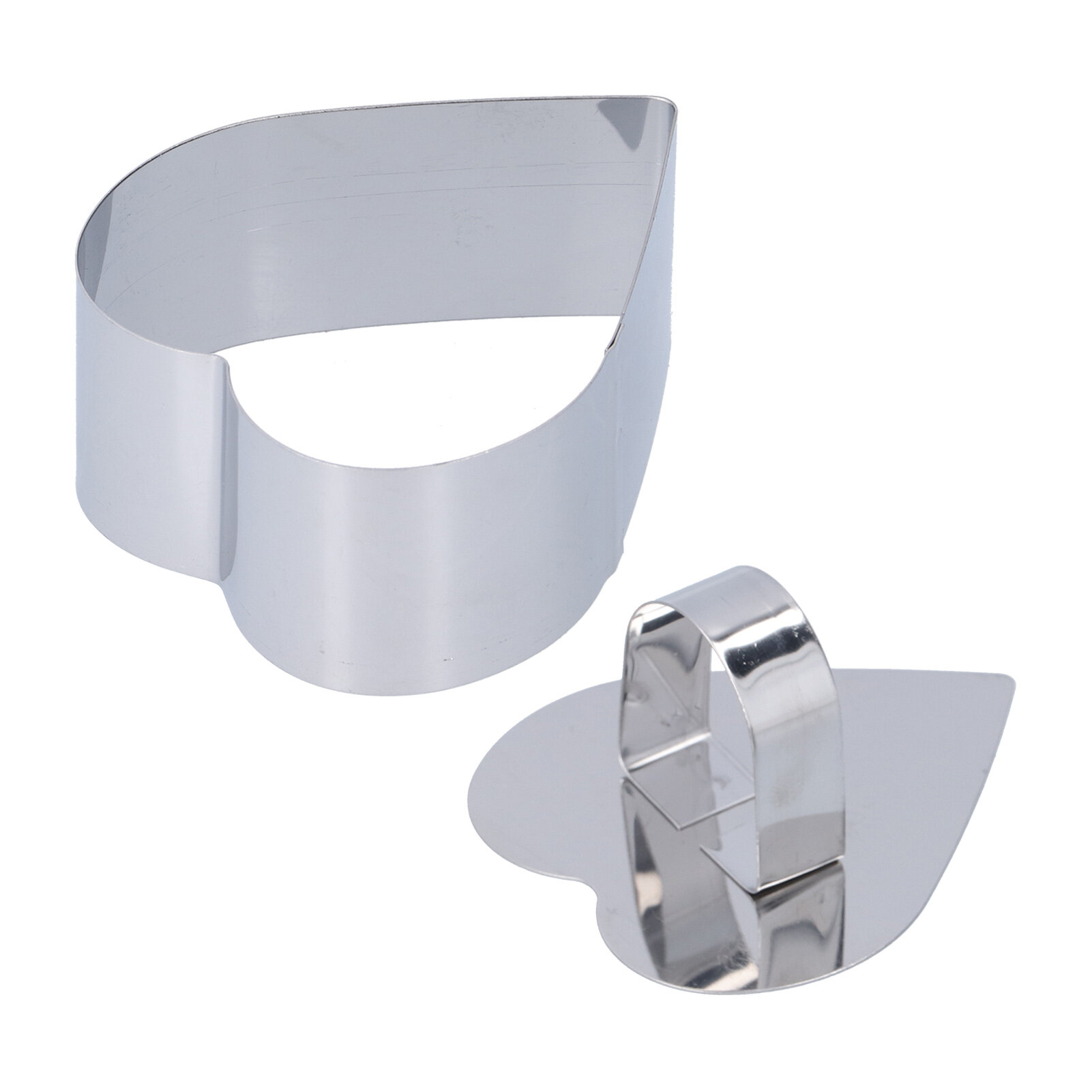 Корт -мусс -кольцо плесень из нержавеющей стали десерт кольца для пирога для салатов выпечка