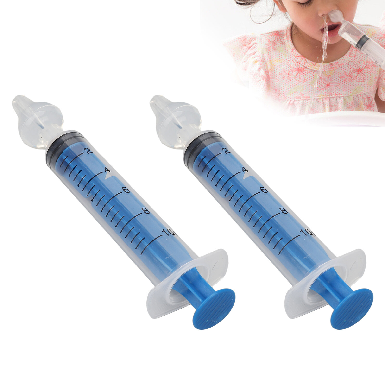 Носовой Ирригатор: 10 Мл Глубокая И Безопасная Чистка Для Малышей Силиконовый Ирригатор Носа - Регулируемое Давление Портативный Очиститель Носа Для Ежедневного Ухода За Ребенком