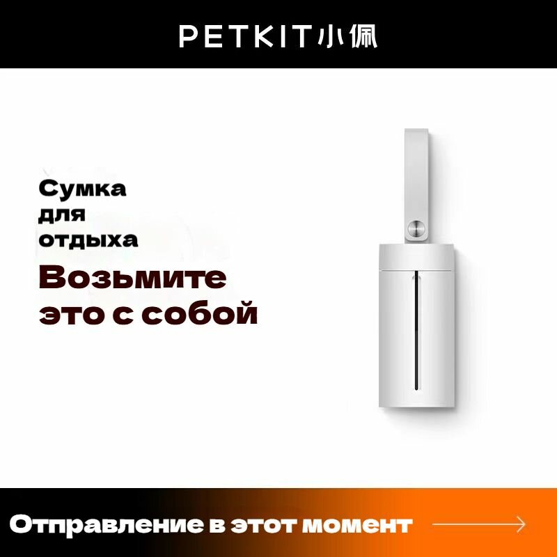 Пакеты биоразлагаемые гигиенические для выгула собак Pet kit 8 рулонов по 15 пакетов