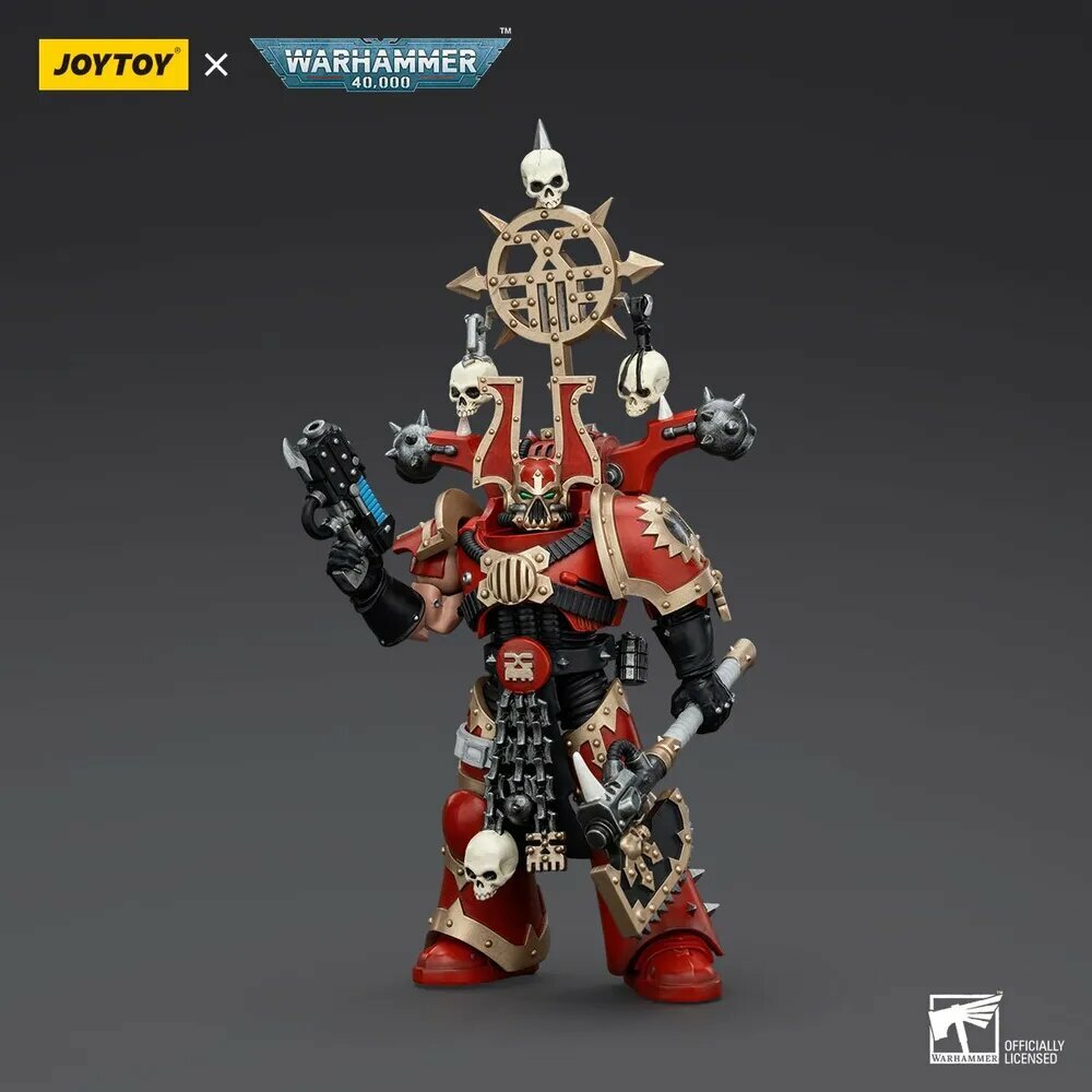 JOYTOY 1/18 Wahammer 40000 Пожиратели миров Берсерк Кхорна с Берсерком Икона Коллекционная модель