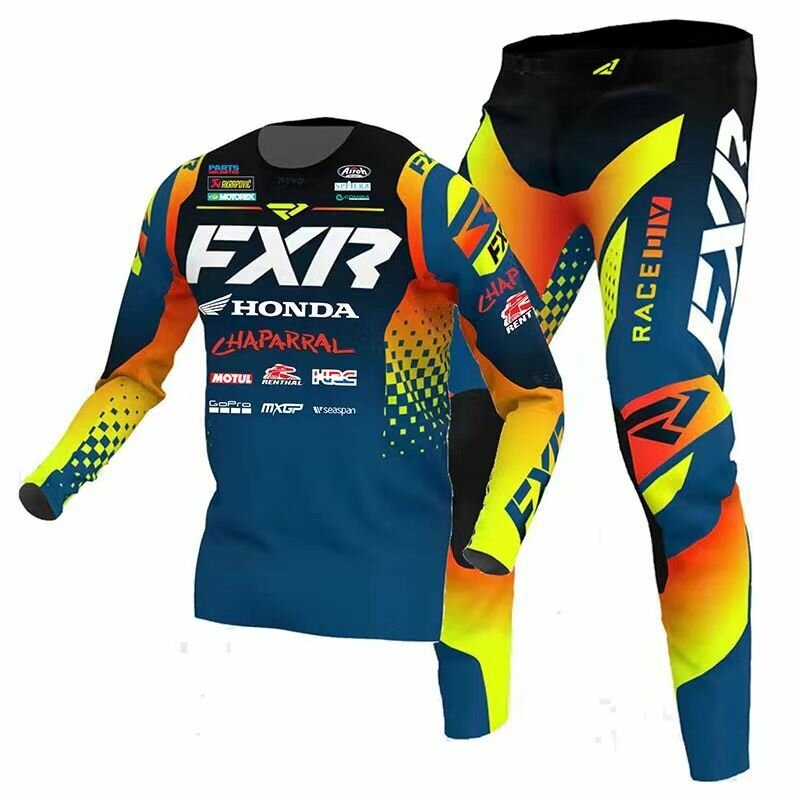 Новый 2023 FX HOND gasga гоночный костюм мотокросс Джерси и штаны MX ATV Dirt Bike Gear Set мотоциклетная одежда mtb enduro