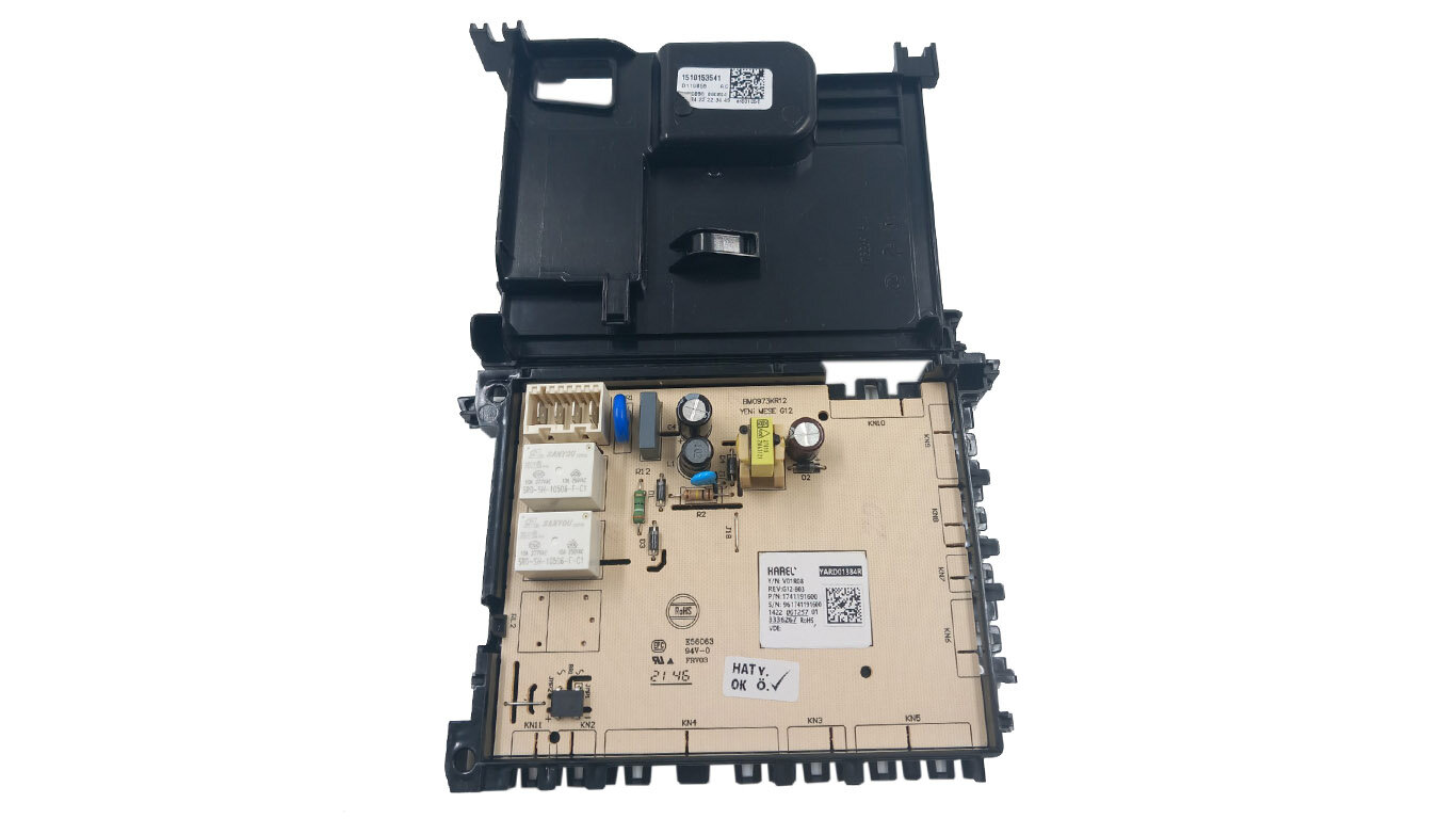 Модуль для посудомоечной машины Beko 1510153541, 1799190200 (информация на плате: V00R05, G01-B01, информация на корпусе: 1799180020, 7612708335, D119859, MARDO1471R)