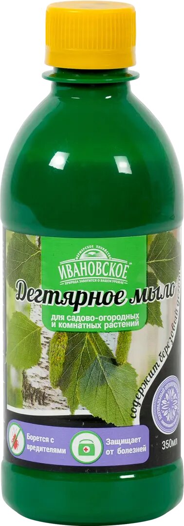 Средство от вредителей садовых растений «Дегтярное мыло» 350 мл