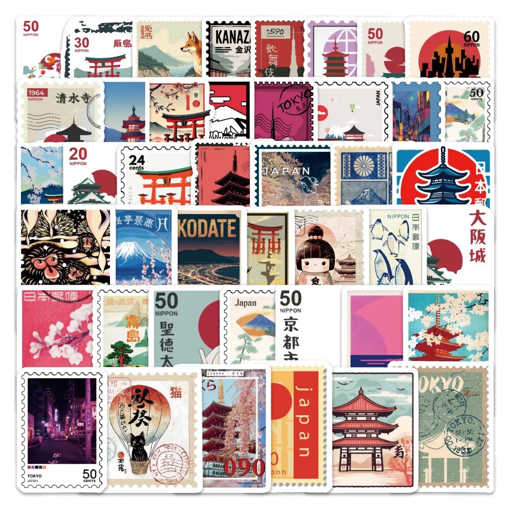 Наклейки мультяшные, 40PCS, цвет 40PCS