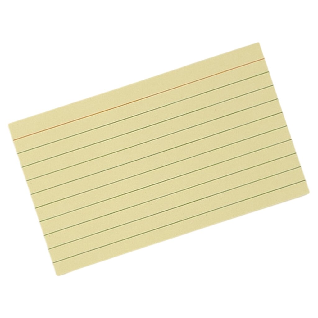 Красочная визитная карточка с линейкой Почтовая карточка 50 листов с подкладкой Учебная карточка размером 3x5 дюймов Карточка для заметок
