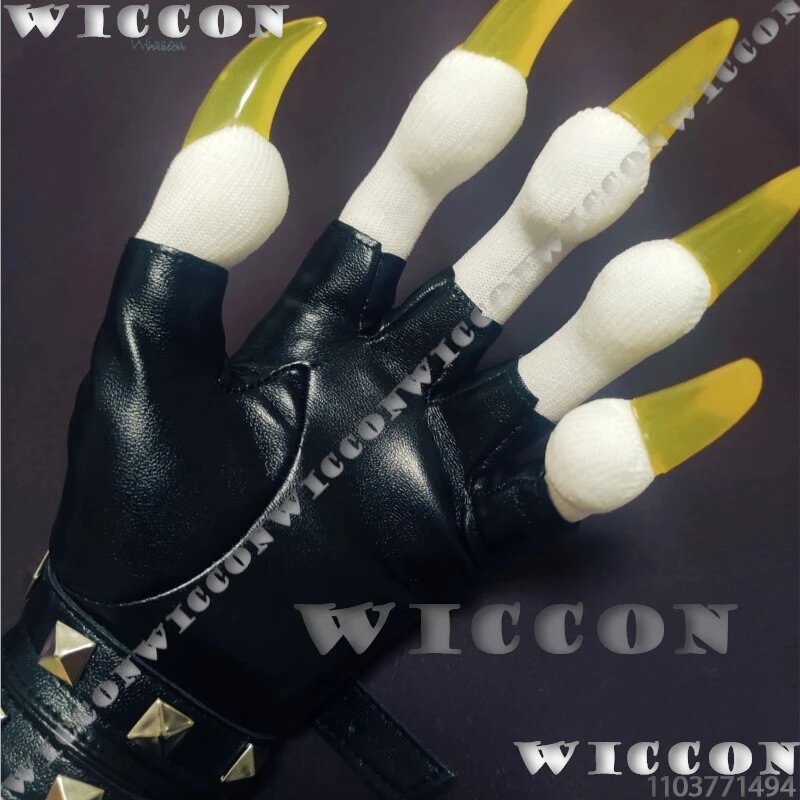 Fursuit Paws Kig Меховые перчатки Кигуруми Косплей Плюшевые перчатки и ручная одежда Перчатки Многоцветный пушистый костюм с когтями Подарок Женщины Cos Индивидуальные