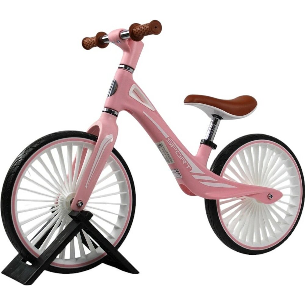 Детский беговел RiverToys (HB-007-14) (розовый) 2+