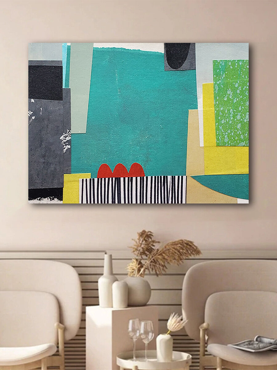 Абстракция / Кубизм, абстрактная картина / на стену, 30х40 см.