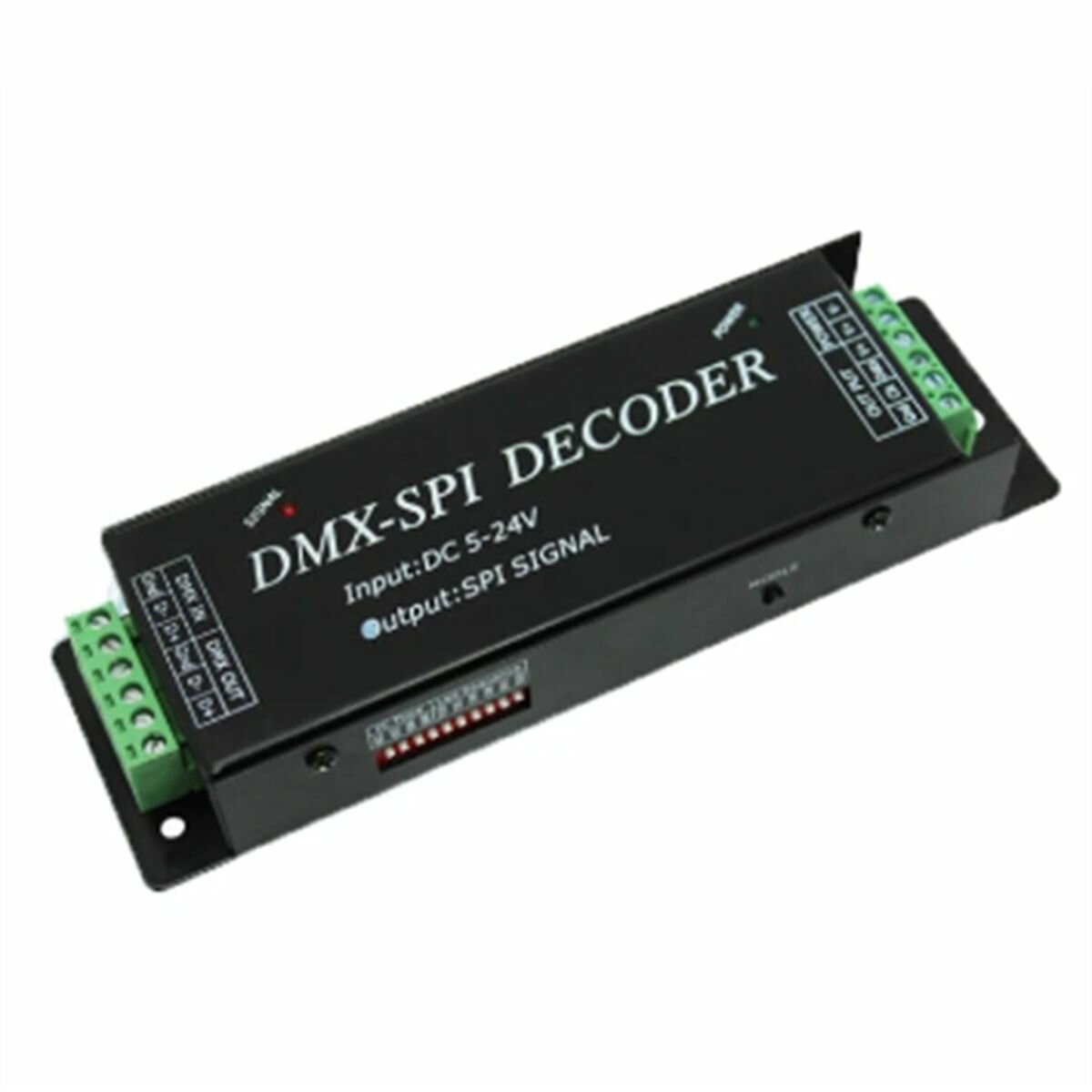 Контроллер светодиодов сигнала DMX200 SPI для декодера для 2801 6803 2812 2811 ленточного света DC5V 12V 24V