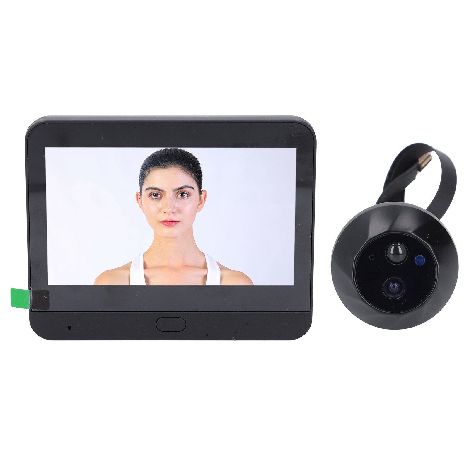 Умный видеодомофон 1080P с WiFi, двухсторонней связью и цветным экраном 4.3 дюйма, ночное видение, PIR датчик