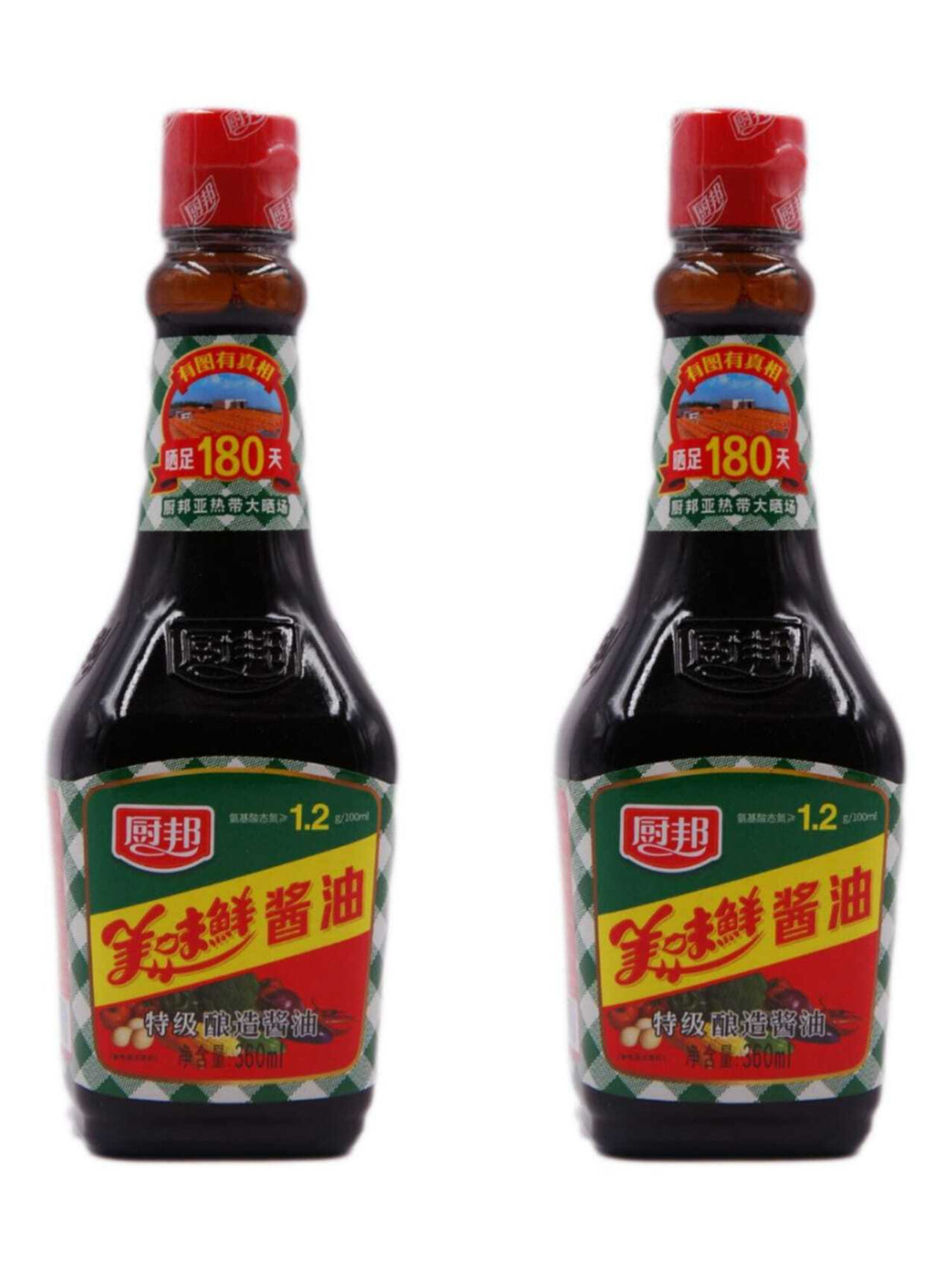 Соевый соус Chubang свежий 360 мл, 2 шт