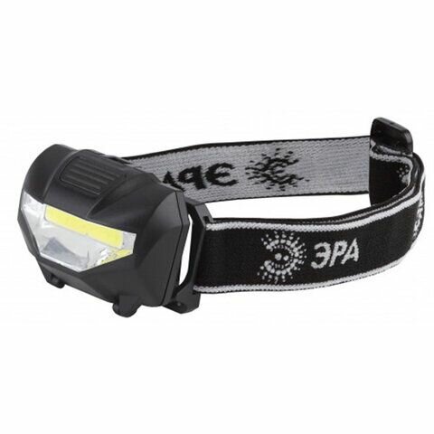 2 шт. Фонарь налобный ЭРА 3Вт COB, 3 режима, сенсорная кнопка, питание 3хААА (не в комплекте), GB-501, Б0027817