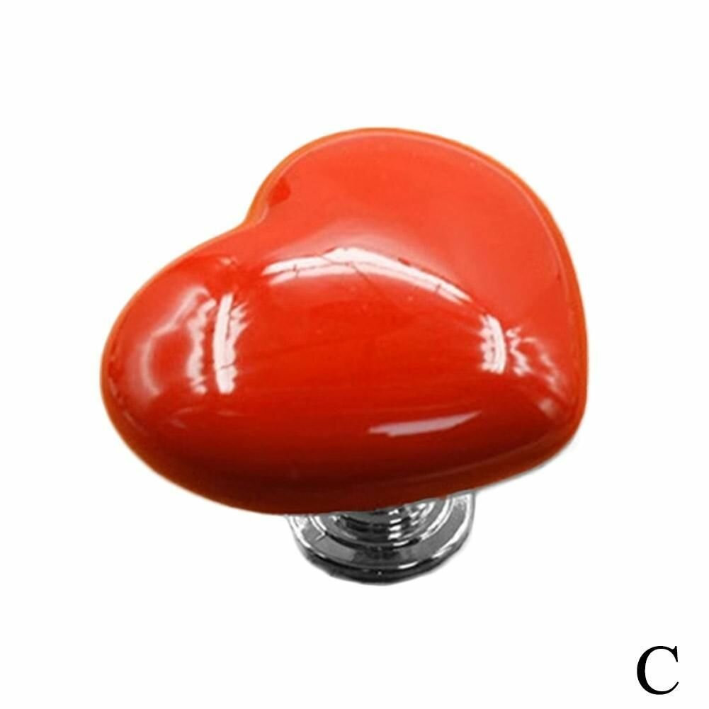 Креативная кнопка для слива унитаза в виде разноцветного сердца, модный аксессуар для ванной комнаты