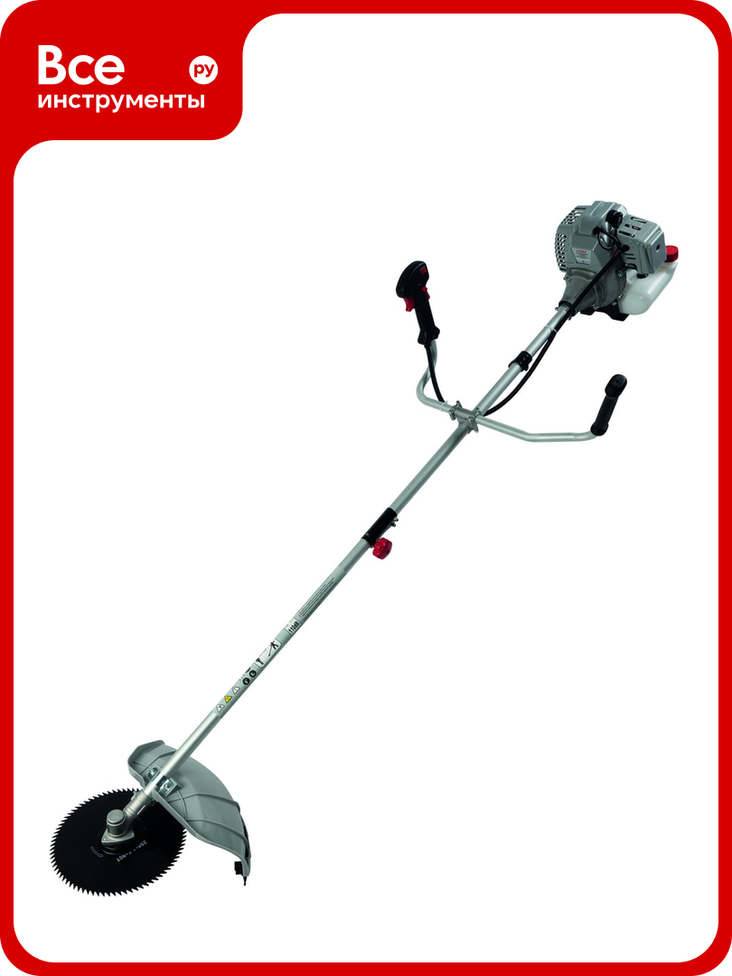 Бензиновый триммер Ставр 9070200256, профессиональный двухтактный с ручным стартером, U‑образной ручкой и жестким