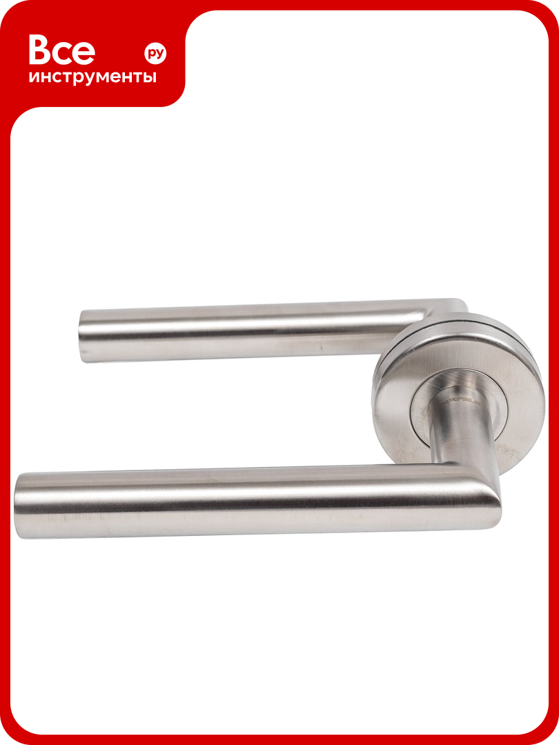 Нажимная дверная ручка Hafele PZ-Гарнитур 8 мм, нержавеющая сталь, матовая 903.92.556