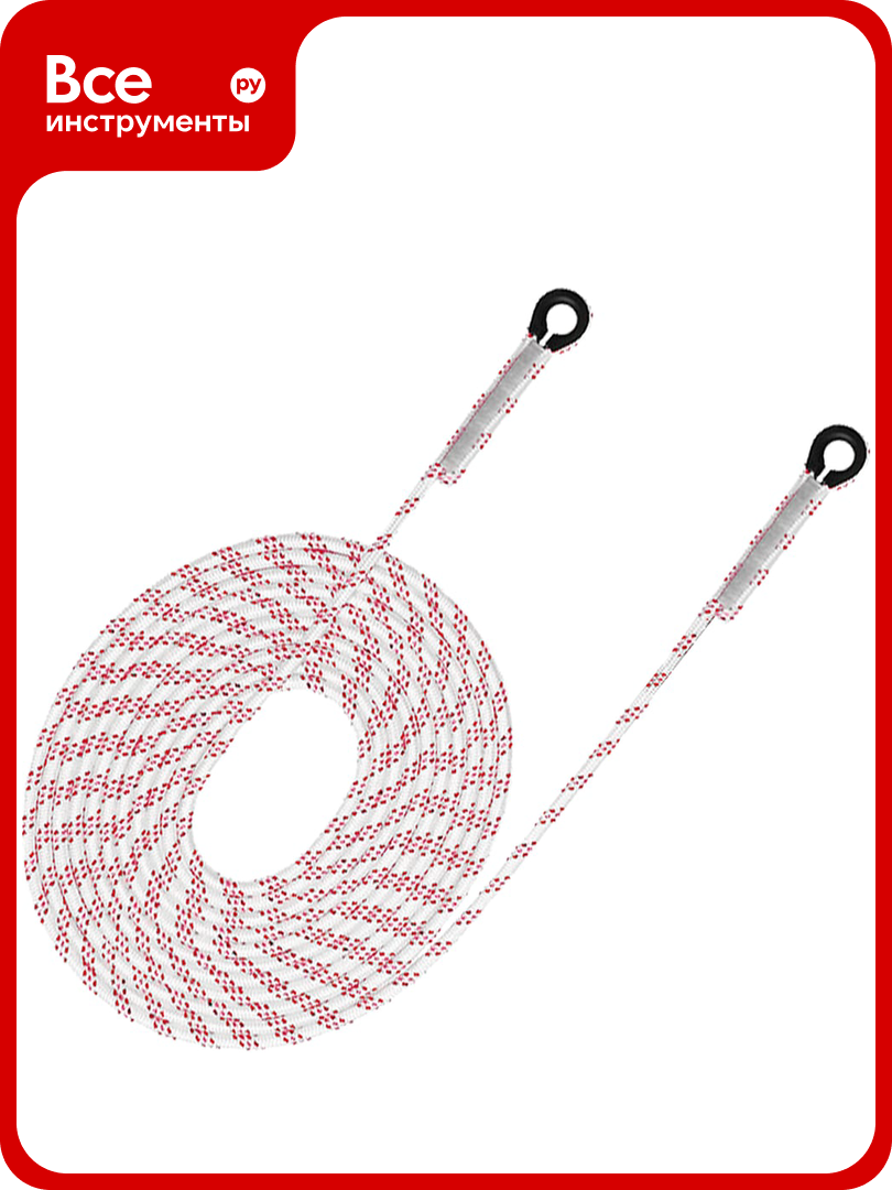 Анкерная линия ОкаПром ЛайнПром (без карабинов) 10 метров, ОР-75, безопасного перемещения