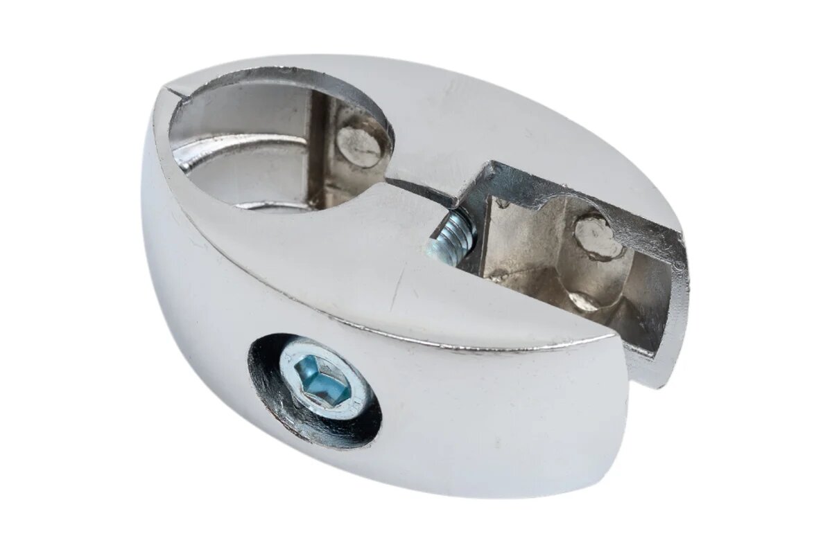 Tech-Krep/Zitar держатель панели односторонний хром для панелей, 1 шт, пакет 127420