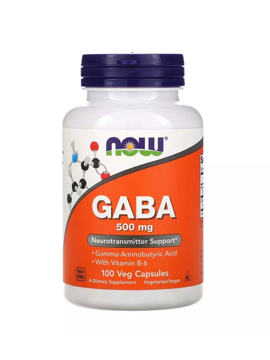 GABA 500 mg, гамк 500 мг 100 капсул