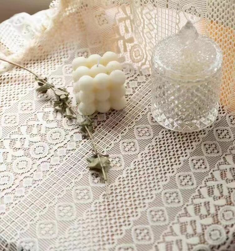 Тюль Шторы занавеска в стиле ретро, связанная крючком