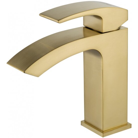 Смеситель для раковины Wonzon & Woghand FIT, Брашированное золото (WW-88139009-BG)