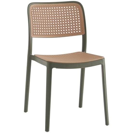 Стул обеденный Stool Group Yona, пластиковый, зелёный