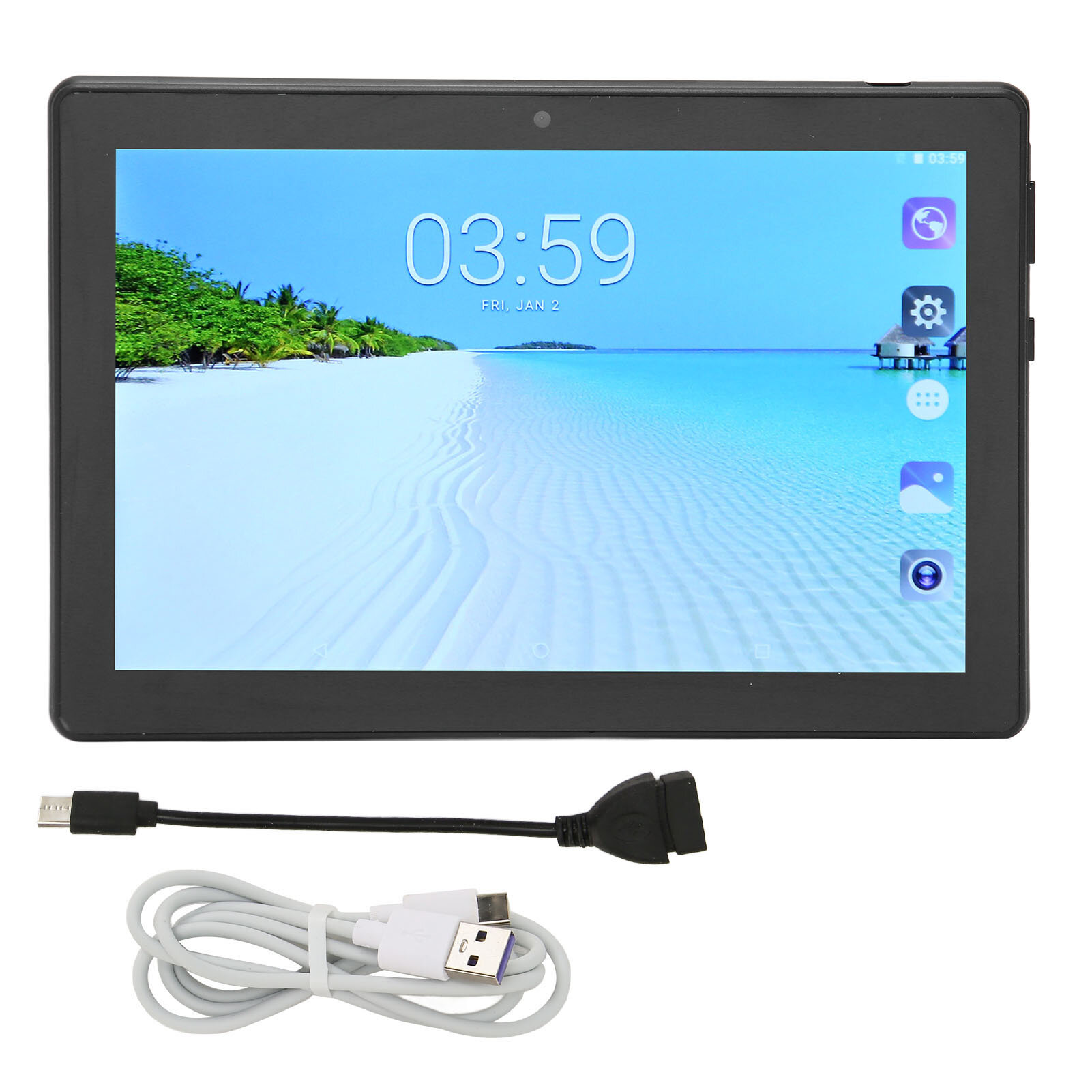 8 -дюймовый планшет FHD экран Octa Core CPU CPU 6 ГБ ОЗУ 128 ГБ ROM 6000MH 4G LTE Office Tablet для семейных детей