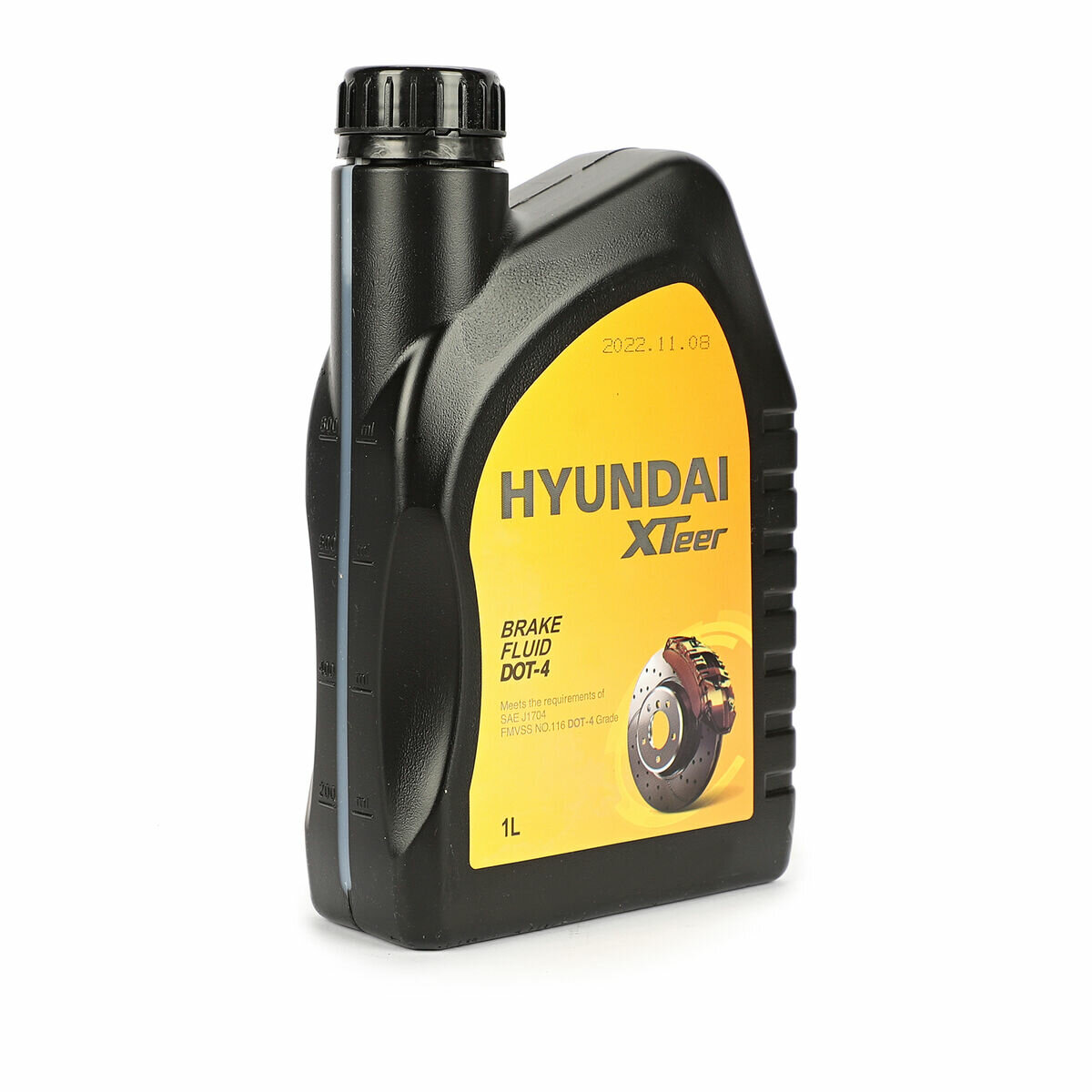 Жидкость Тормозная Hyundai Xteer Brake Fluid Dot-4, 1Л. Sae J1704, Fmvss No,116, Dot-4(Hyundai Xteer 2010853)