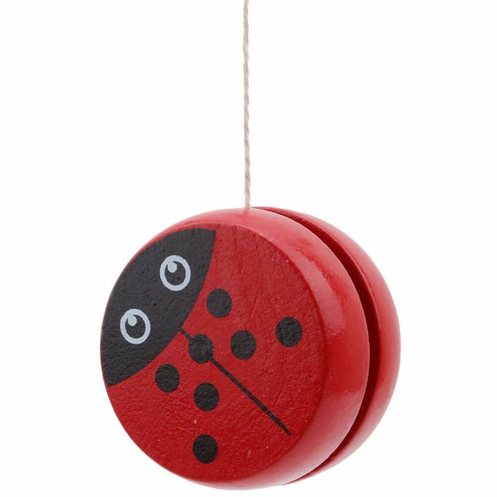 Мультяшная деревянная игрушка йо-йо, дизайн животных, детский подарок на день рождения, призовые игрушки