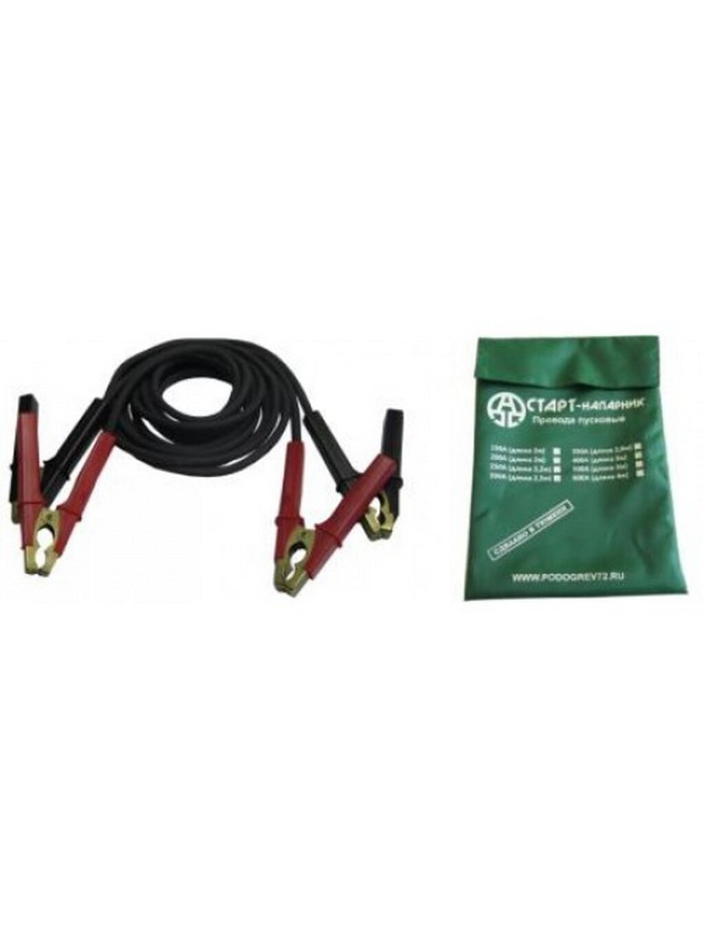 Провода для прикуривания ТюменьАвтоДеталь Старт-Напарник 400А 3 м